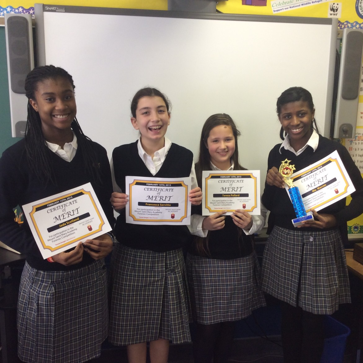 OLS Students Excel at Junior High Forensics Competition - The Village Green