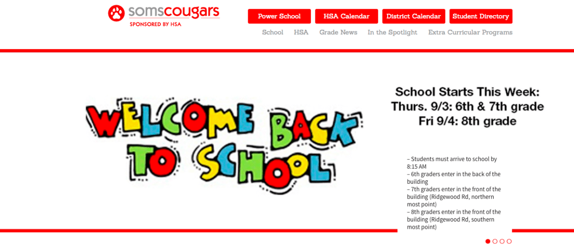 South Orange Middle School HSA Debuts New Website - The Village Green