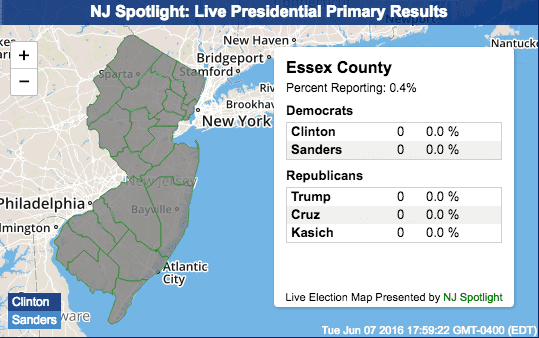 Watch NJ Presidential Primary Results Live — With County Breakdowns ...