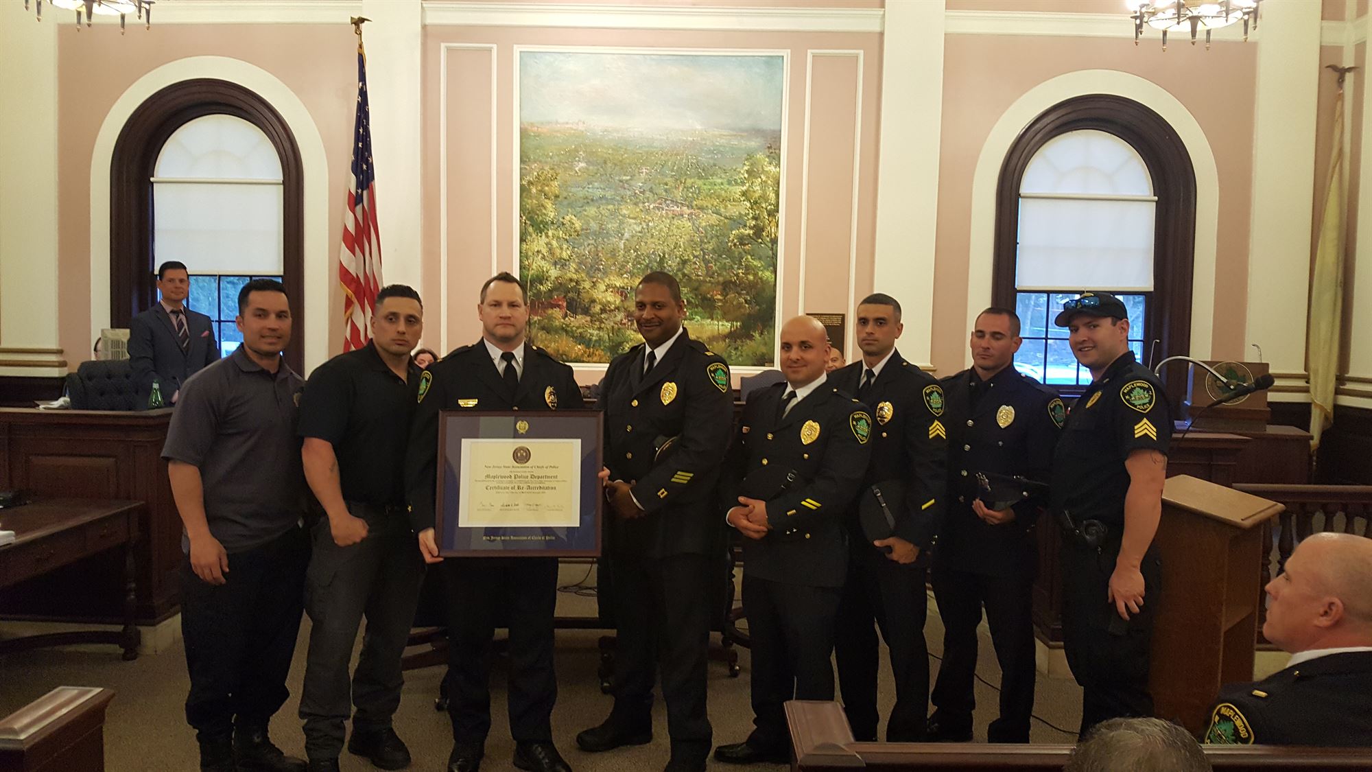 Maplewood Police Dept. Reaccredited by New Jersey Police Chiefs Assn ...