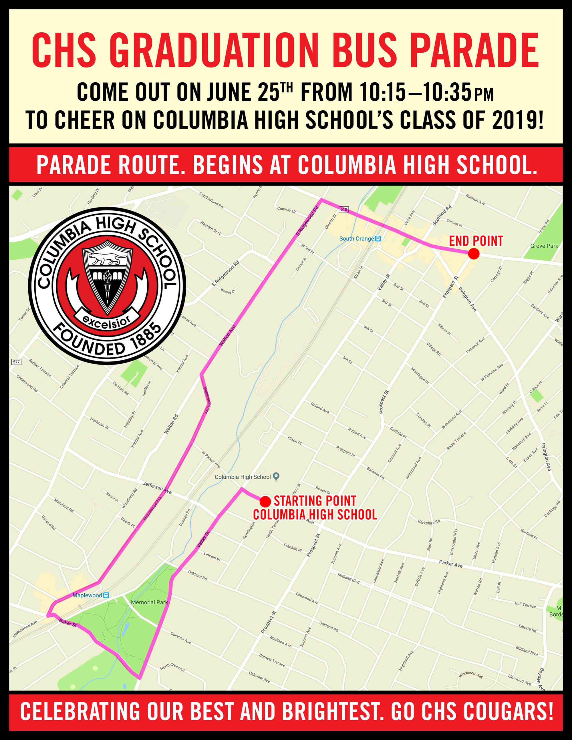 Celebrate Columbia High School 2019 Grads at the CHS Graduation Bus ...