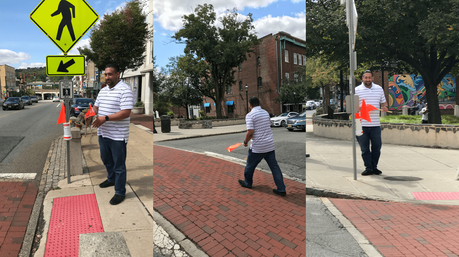 Pedestrian Safety Flag Stations Being Piloted in South Orange - The ...