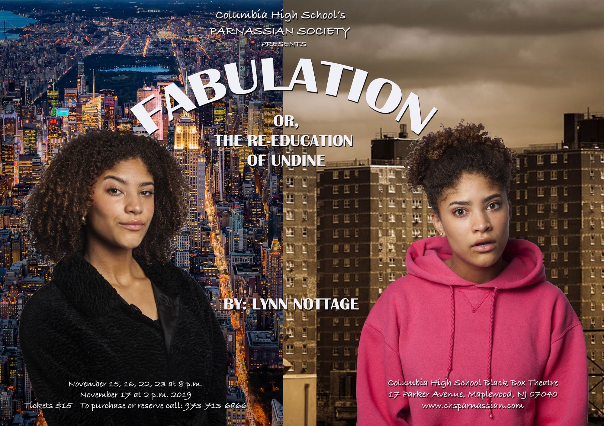 CHS Parnassian Society’s Production ‘Fabulation Or, The Re-Education of ...