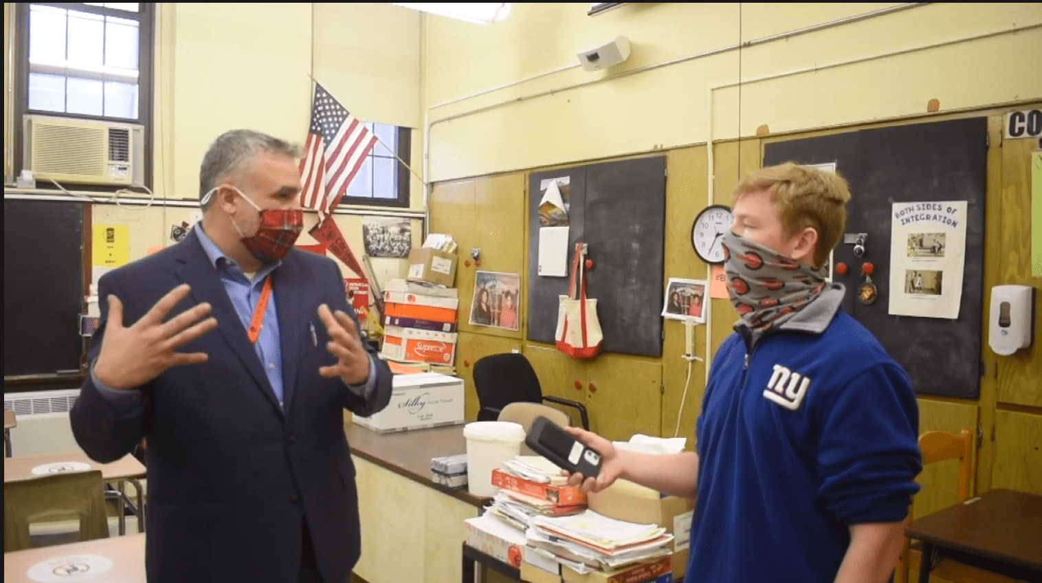 CHS Student Journalist Interviews Principal Sanchez on Reopening ...