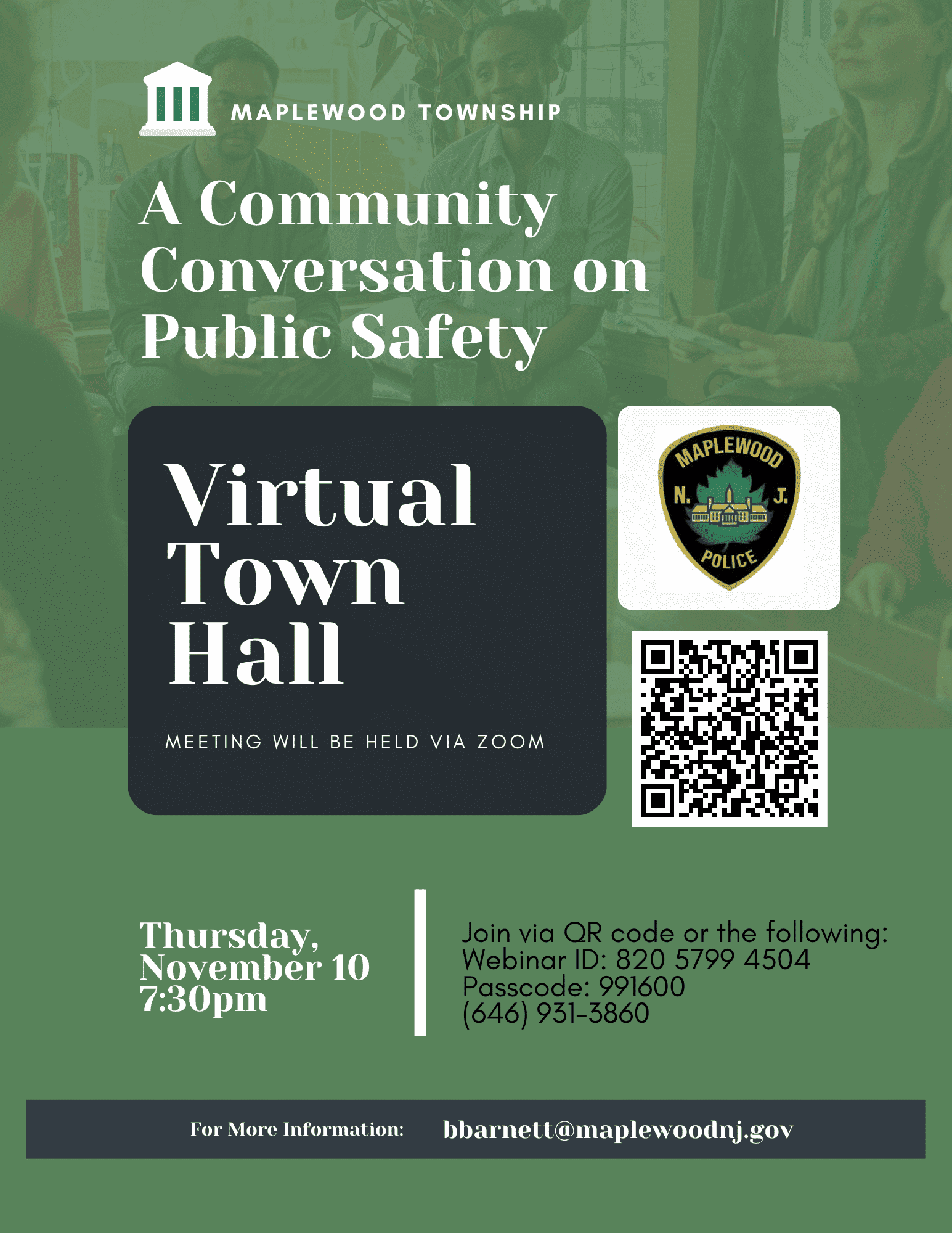 Amid Uptick in Crime, Maplewood to Hold Virtual Public Safety Town Hall ...