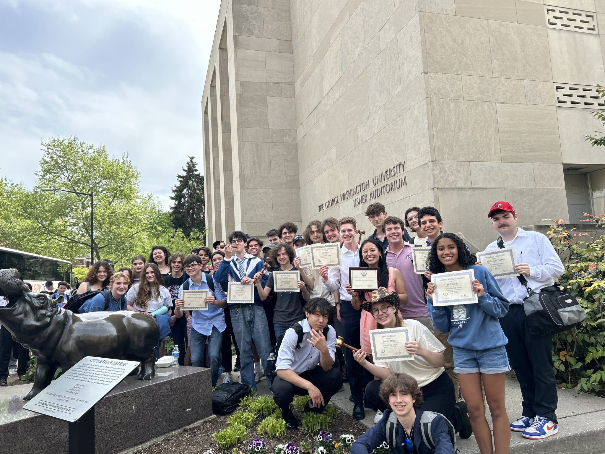 CHS Model UN Brings Home 12 Awards From GWU Model UN Conference - The ...