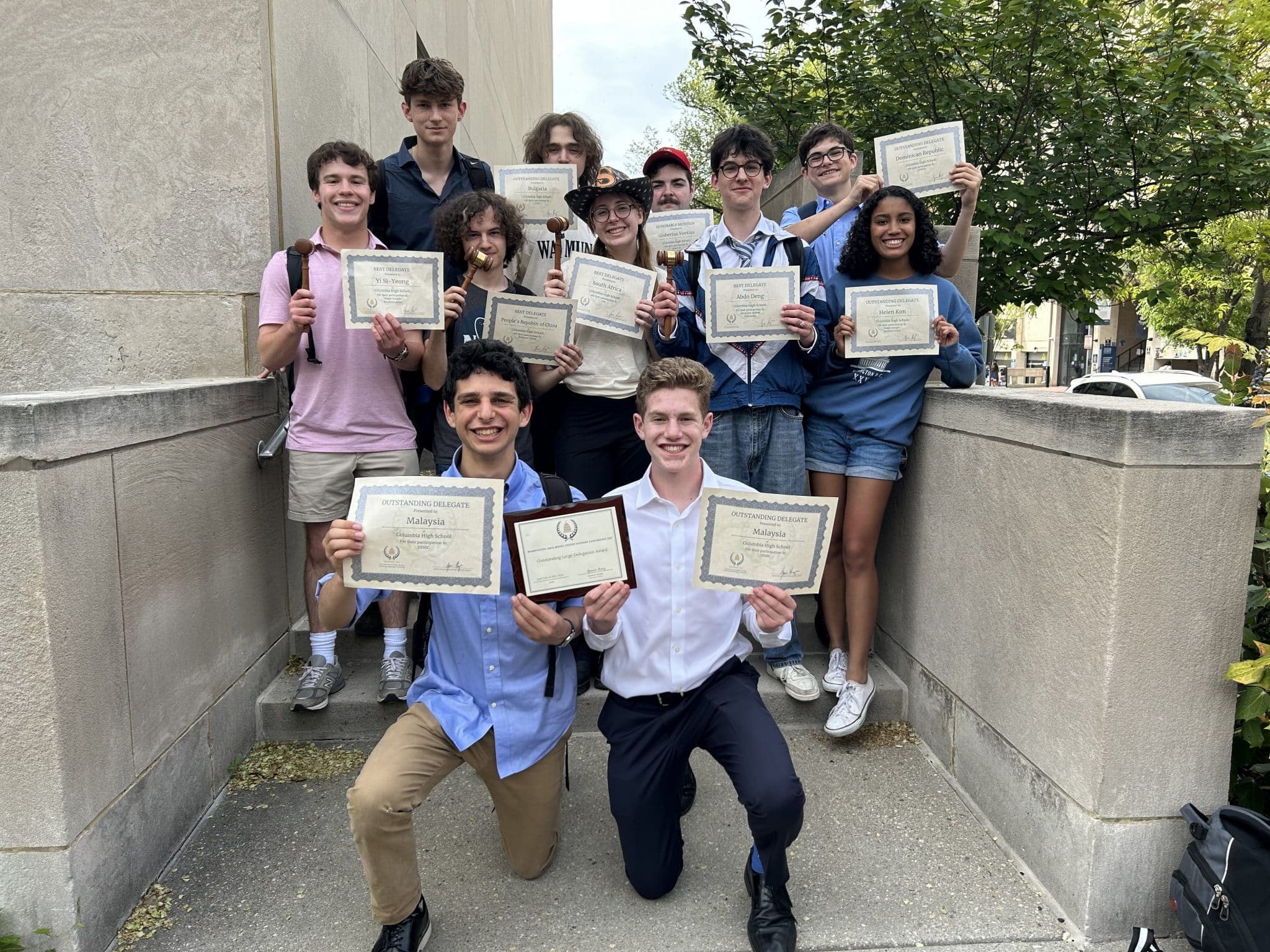 CHS Model UN Brings Home 12 Awards From GWU Model UN Conference - The ...