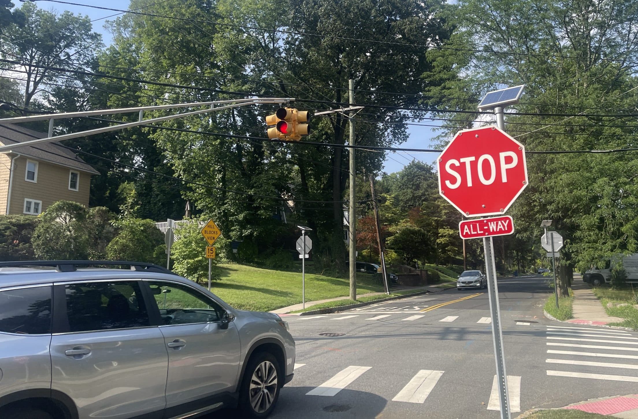 New 'All Way' Stop Signs Installed at Maplewood & Jefferson ...