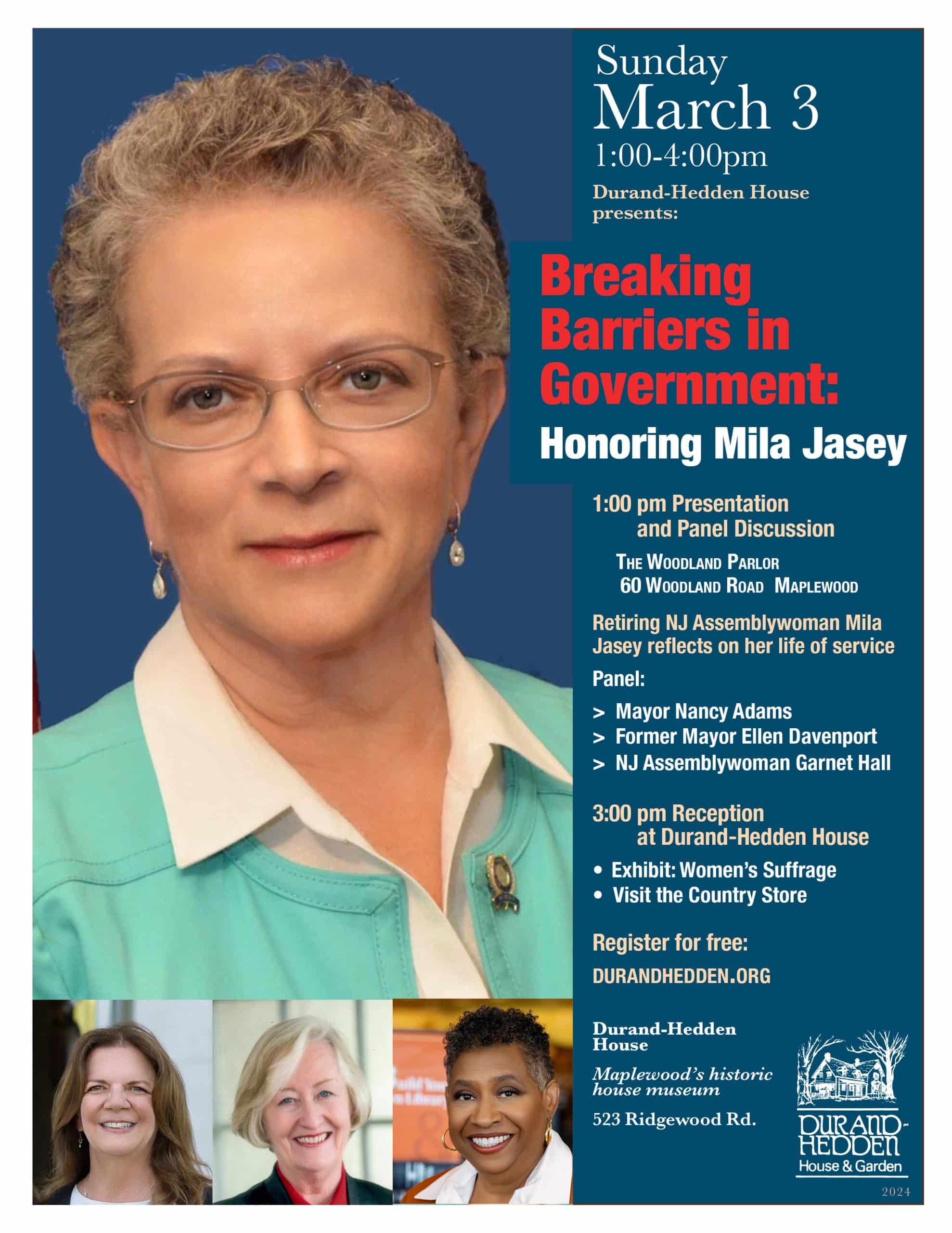 Durand-Hedden House to Host 'Breaking Barriers in Government: Honoring ...