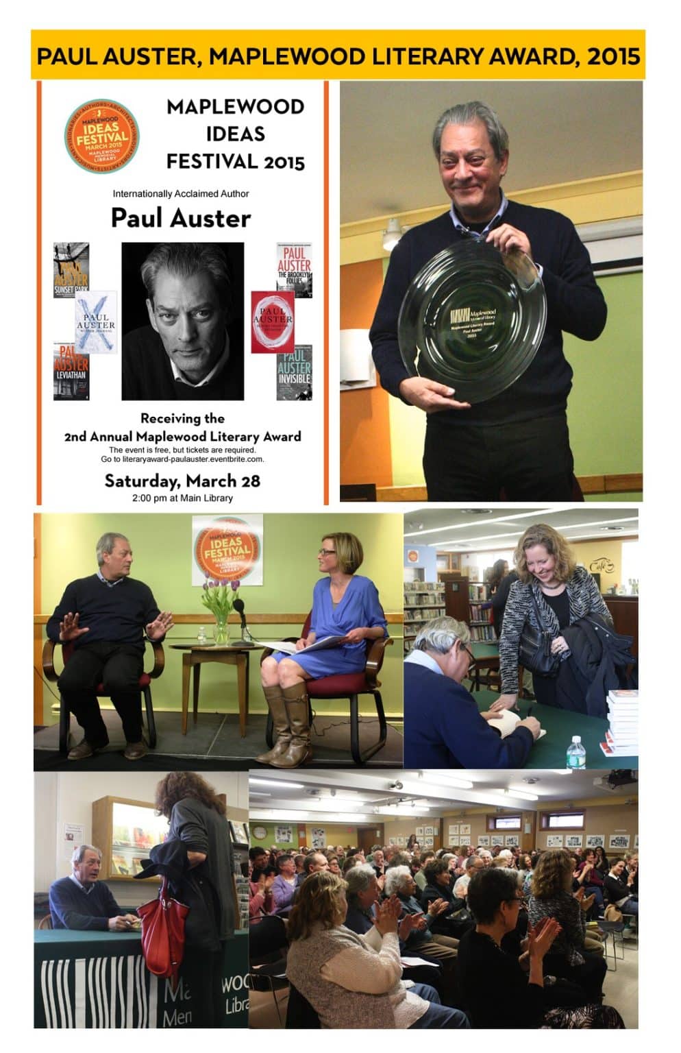 Renowned Author Paul Auster, Columbia High School Alum, Passes Away at ...