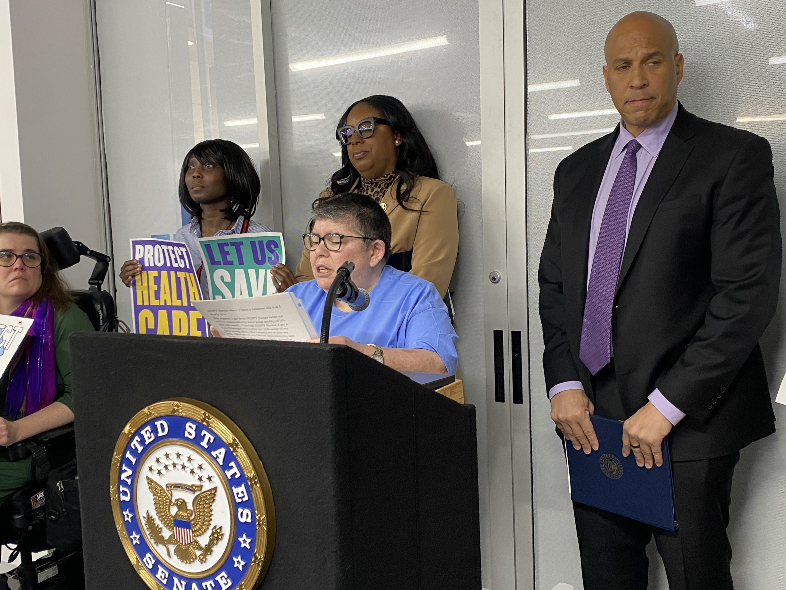 JESPY House Clients Join Senator Booker at Medicaid Rally in Newark ...