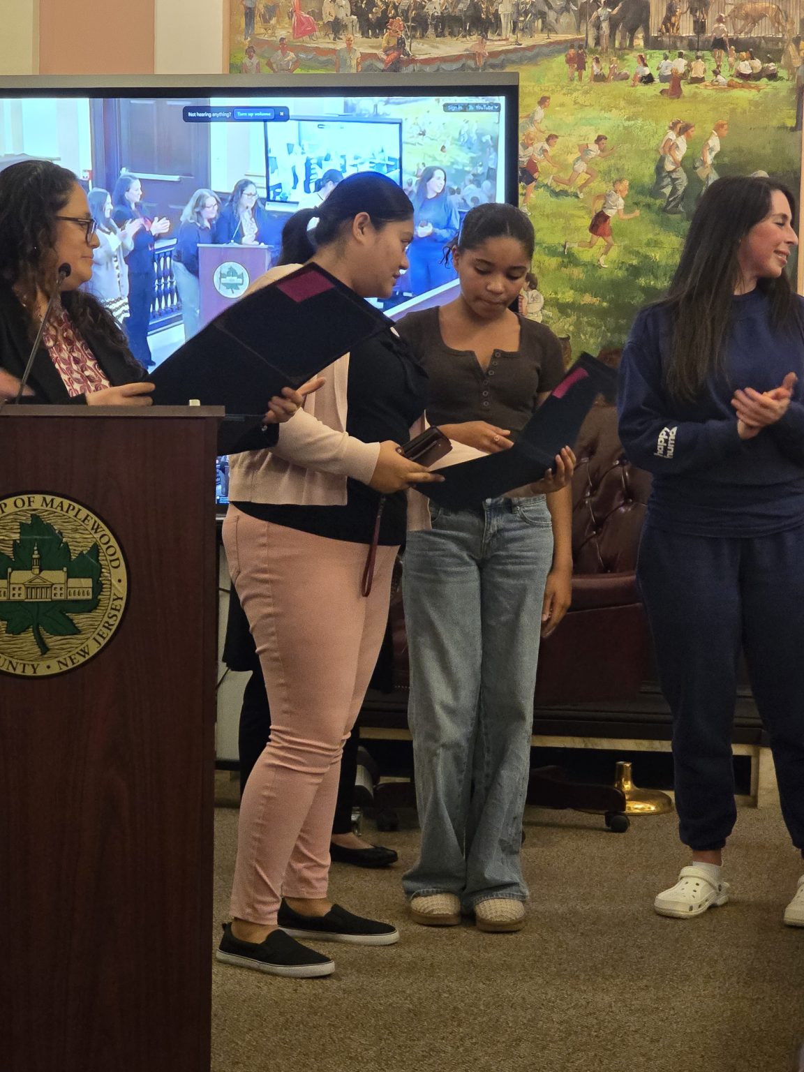 MapSo Basketball Celebrates 3 Championships at Maplewood Town Hall ...