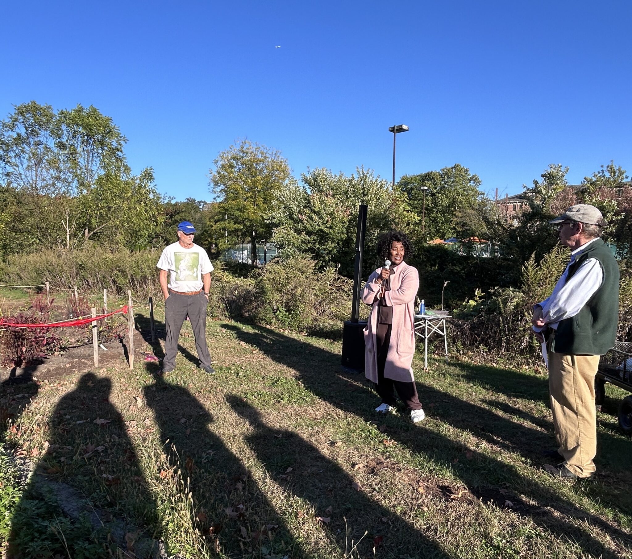 South Orange Dedicates Rain Garden Behind Middle School - The Village Green