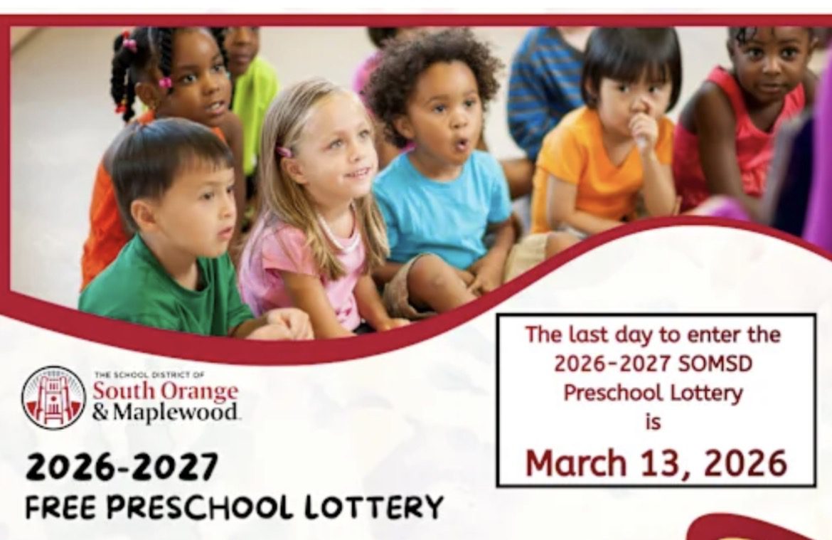 South Orange-Maplewood Preschool Program Lottery Now Open for 2026-2027 ...
